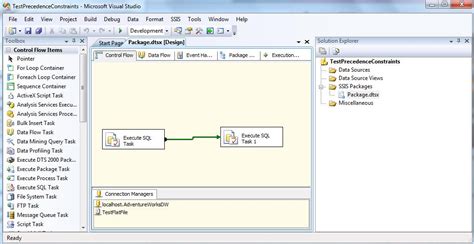 precedence constraint with expression in ssis 2008 r2 msbi guide