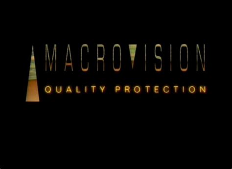 Macrovision Closing Logo Group Fandom