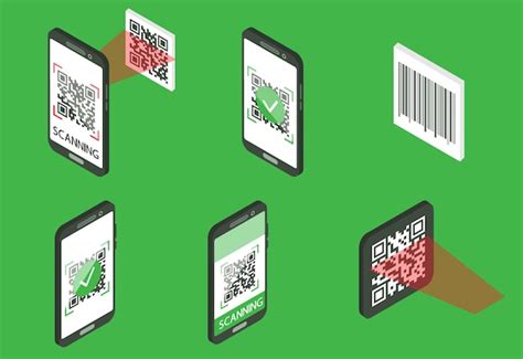 Concept De Vérification De Code Qr Code Barres Lisible Par Machine Sur Lécran Du Smartphone
