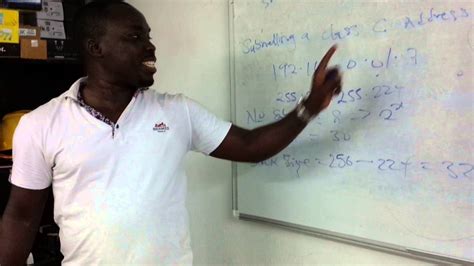 Subnetting A Class C Address Youtube