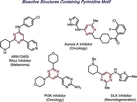 Bioactive Molecules With Pyrimidine Cores Download Scientific Diagram