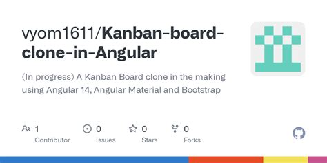 GitHub Vyom1611 Kanban Board Clone In Angular In Progress A Kanban