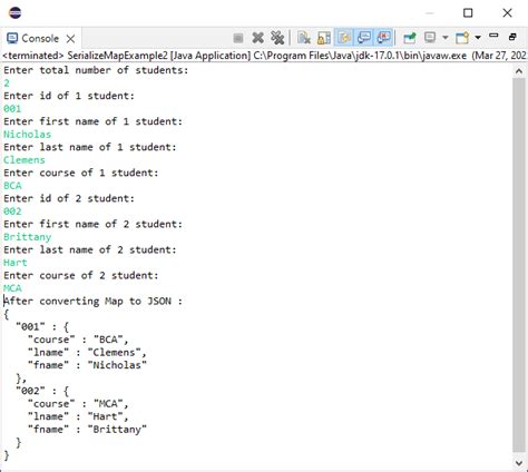 Map Serialization And Deserialization With Jackson Online Tutorials