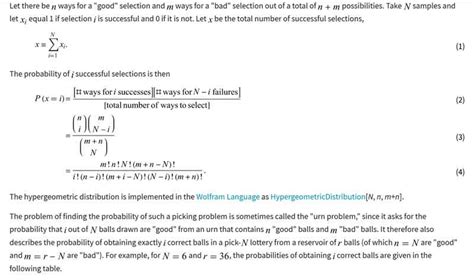 Hypergeometric Distribution Formula ⭐️⭐️⭐️⭐️⭐