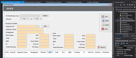 Salary Management System In Net With Source Code Techprofree