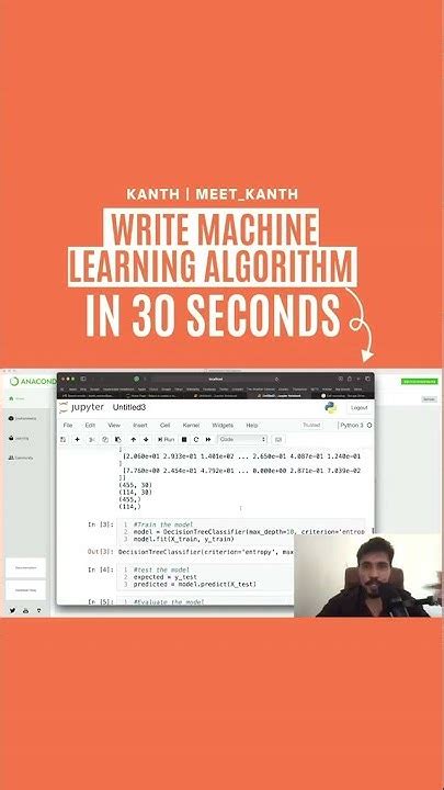 Ml Algorithm In 30seconds Machinelearning Python Coding