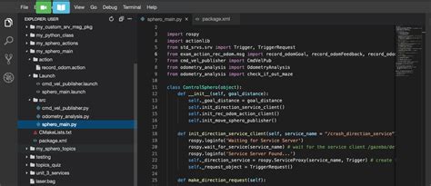 unit 11 step 4 importerror no module named exam action rec odom msg ros basics in 5 days
