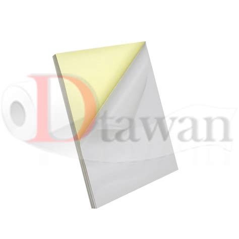 สติ๊กเกอร์กระดาษ ผิวมัน A4 กาวเหนียวพิเศษ สำหรับเครื่องพิมพ์เลเซอร์ พิมพ์ฉลากติดสินค้า