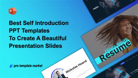 11 Best Self Introduction PPT Templates To Create A Beautiful Presentation Slides In 2021 Pro