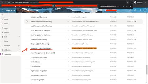 How To Check The Current Version Of Event Management Portal For Dynamics 365