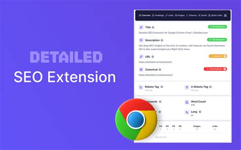 Detailed Seo Chrome Extension Seo Tool —