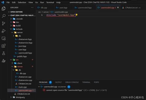 vscode cmake 找不到头文件（2） cmake添加头文件路径但是vscode提示找不到 csdn博客