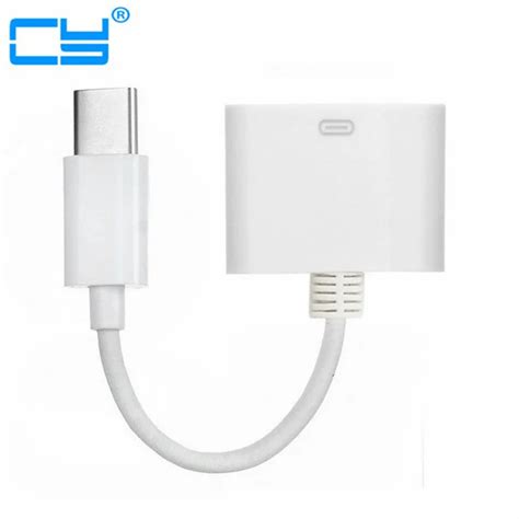 Free Shipping 10cm Dock 30Pin Female To USB C USB 3 1 Type C Male Cable For Xiaomi 4c Onplus2 3