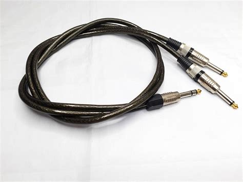 Mm MALE PL TRS STEREO To DUAL Mm MALE PL TS MONO BEST FOR AMPLIFIER To