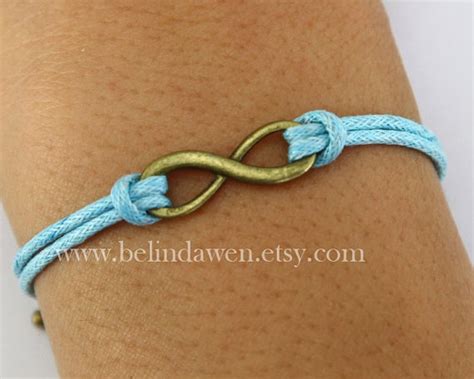 Infinity Bracelet Antique Brass Karma Bracelet Wax Cord Bracelet Real Leather Bracelet