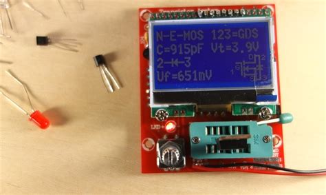 Diy Transistor Tester Kit Review Hiland M12864 Maker Advisor
