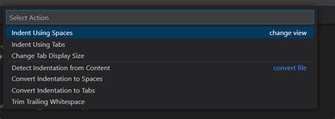 indent using spaces dissociates tab size from spaces · issue 167571 · microsoft vscode · github