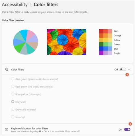 How To Use Color Filters In Windows And How Do They Look