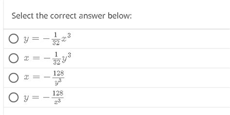 Solved Which Of The Following Correctly Gives The Cartesian Chegg