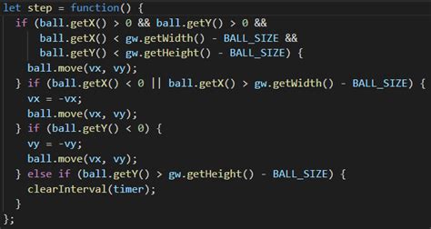 How To Keep The Ball Within The Wall Boundaries In Javascript Breakout