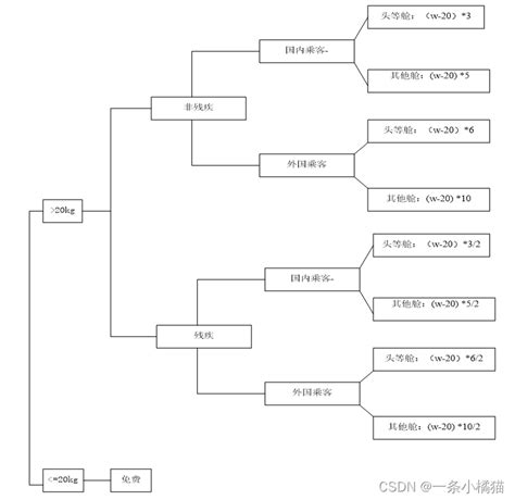 软件工程综合习题 软件的详细设计 某航空公司规定 乘客可以免费托运重量不超过20公斤的行李 当行李 csdn博客
