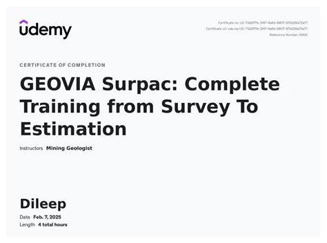 ûdemy Geoviasurpac Mininggeologist Dileep Joshi