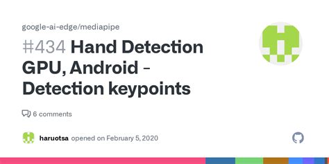 Hand Detection GPU Android Detection Keypoints Issue Google Ai Edge Mediapipe GitHub