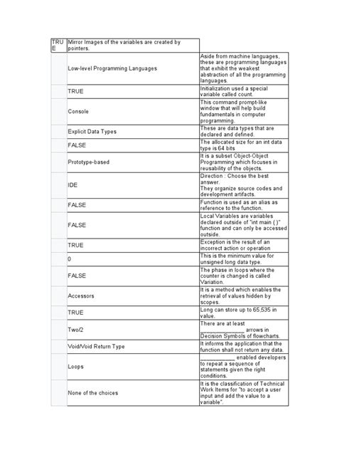True Pdf Variable Computer Science Control Flow