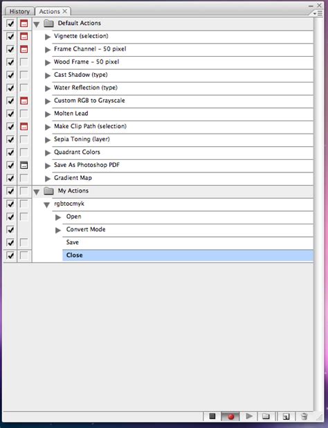 Batch Process Rgb To Cmyk Adobe Community