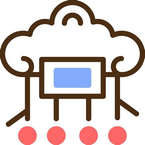 Cloud Computing Color Filled Icon 39492977 Vector Art At Vecteezy