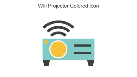 Wifi Projector Colored Icon In Powerpoint Pptx Png And Editable Eps Format PPT Presentation