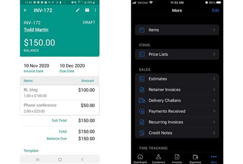 Zoho Invoice Review Pcmag