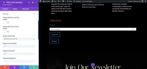 Divi Plugin Highlight Divi Ajax Filter