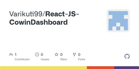 GitHub Varikuti React JS CowinDashboard