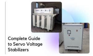 The Complete Guide To Servo Voltage Stabilizers And How They Are Saving The Industry Urban