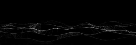 Premium Vector Abstract Technology Wave Of Particles Big Data Visualization Vector Dark