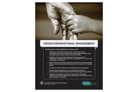 Cross Generational Engagement Elca Resources