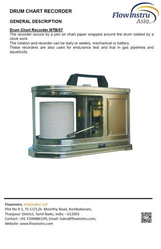 Vacuum Chart Recorder Wholesale Trader From Kumbakonam
