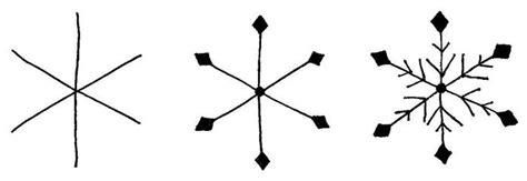 How To Draw A Snowflake Easy Snowflake Drawing Step By Step Tutorial