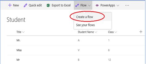 using microsoft flow sending email with attachment when specific
