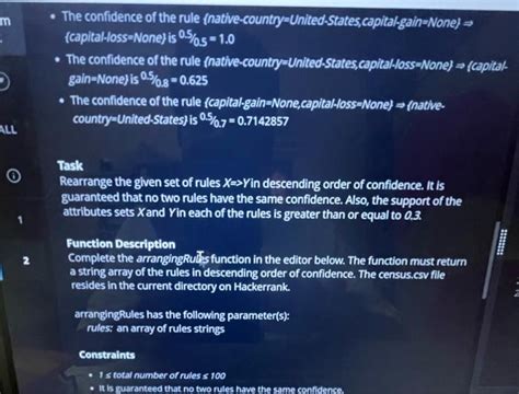 Solved 2 Constructing Rules From Census Dataset
