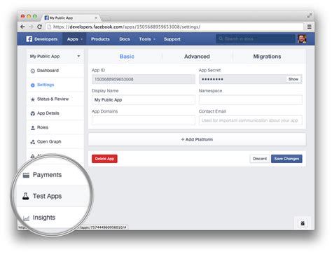 Testing Are Facebooks Test Apps Gone Stack Overflow
