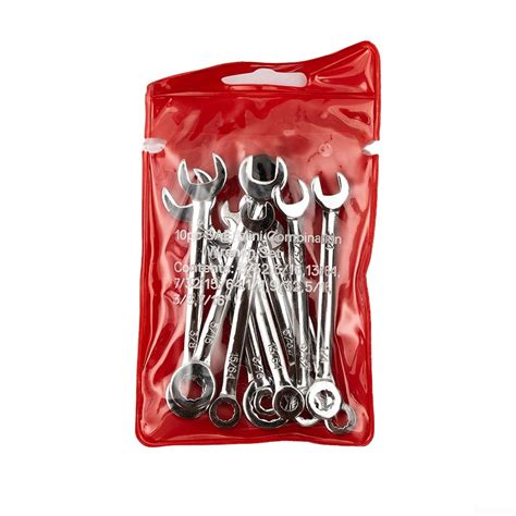 10pcs Combination Spanner Set Small Wrench Metric Sae Imperial