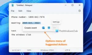 How To Use Suggested Actions In Windows