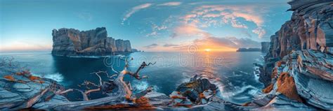 on the edge of the world land and sea merge into a mesmerizing panoram