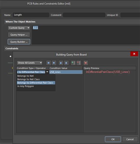 Pcb Routing Rules For Differential Pairs And Single Ended Signals