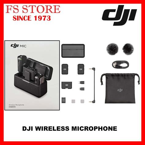 Dji Mic Wireless Fcc 2 Transmitter 1 Receiver Microphone Lazada