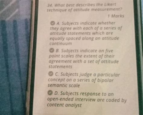34 What Best Describes The Likert Technique Studyx