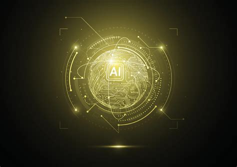 Abstract Global Network Connection Artificial Intelligence Concept Of Global Business