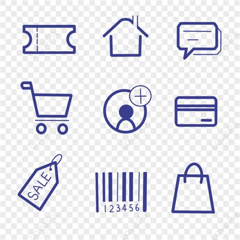 전자 상거래 아이콘 재질 Png 일러스트 무료 다운로드 Lovepik